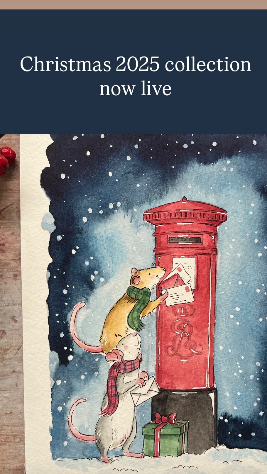 2025 Christmas card collection now LIVE Painted with love and inspired ...