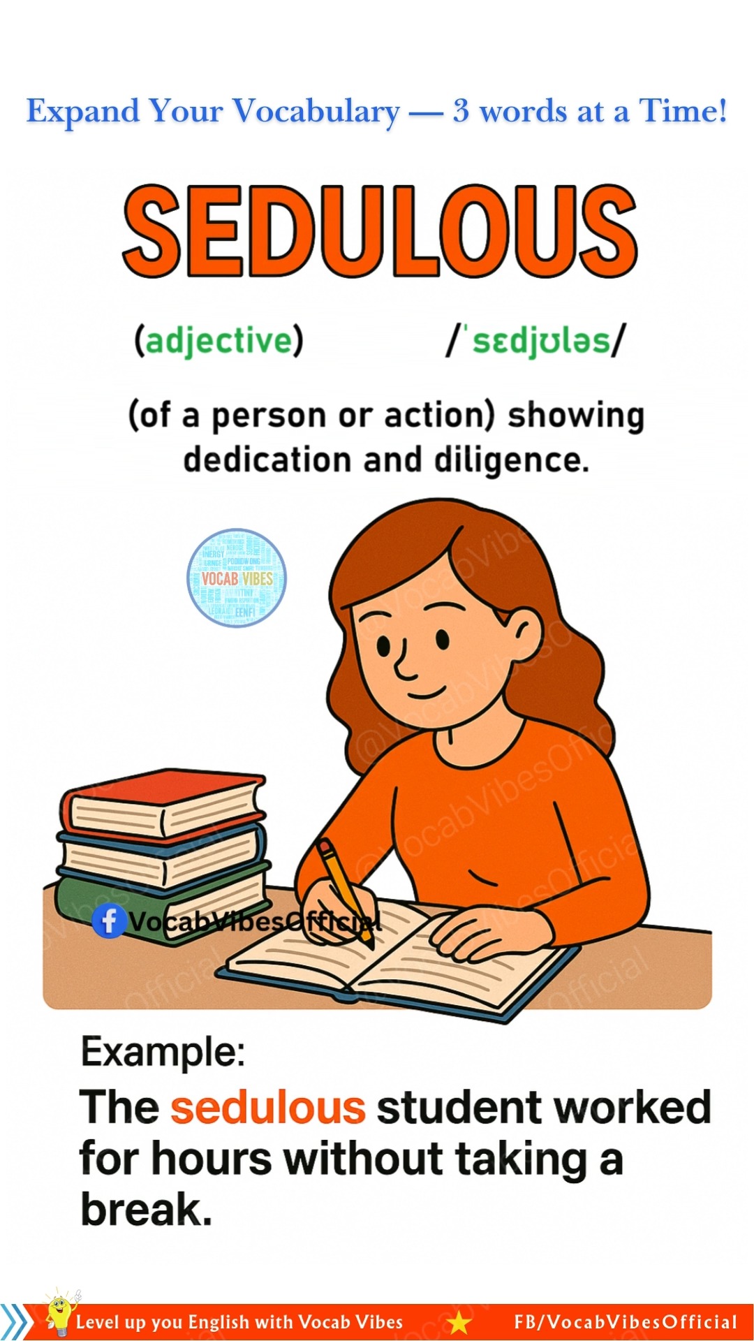 🔥 Vocabulary Boost — 3 Words at a Time! 💬 Your turn! Choose one of ...