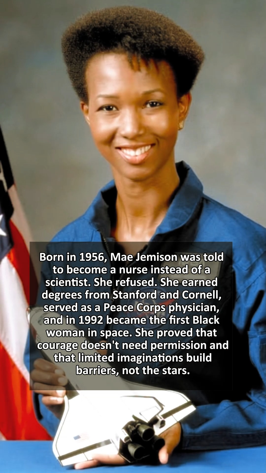Born in 1956, Mae Jemison was told to become a nurse instead of a ...
