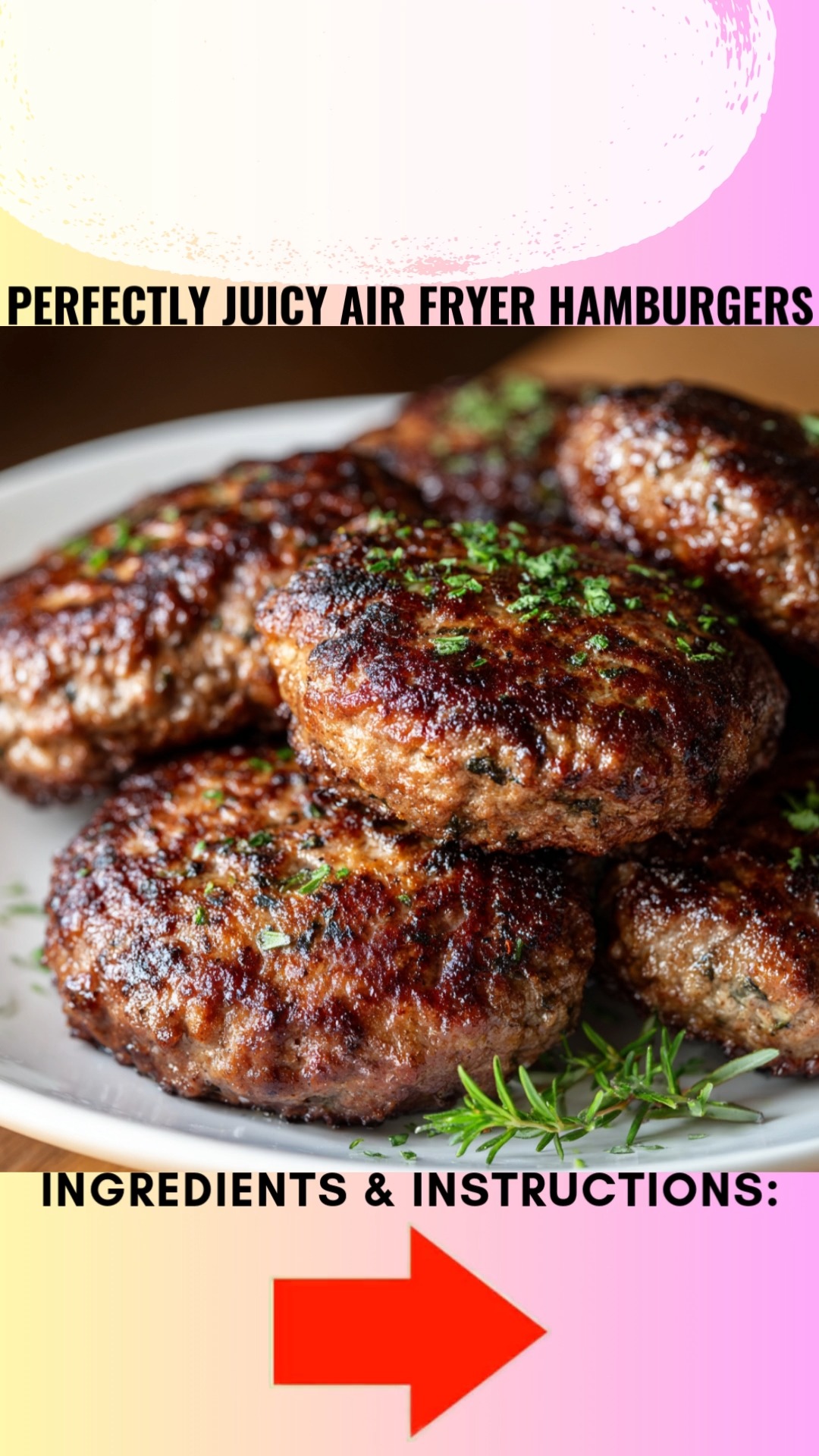Perfectly Juicy Air Fryer Hamburgers Biting Into A Hamburger Thats