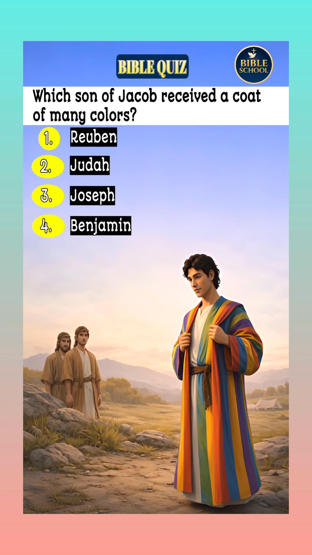 🎨 A vibrant Bible quiz that brings Joseph’s famous coat of many colors ...