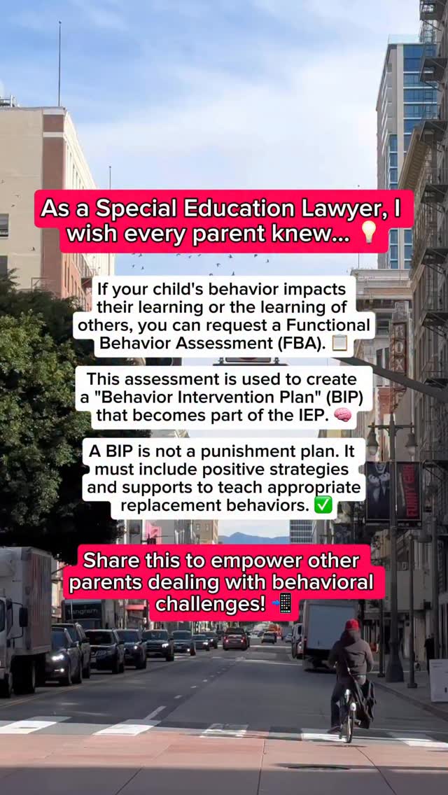 As a Special Education Lawyer, I wish every parent knew… 💡 When ...