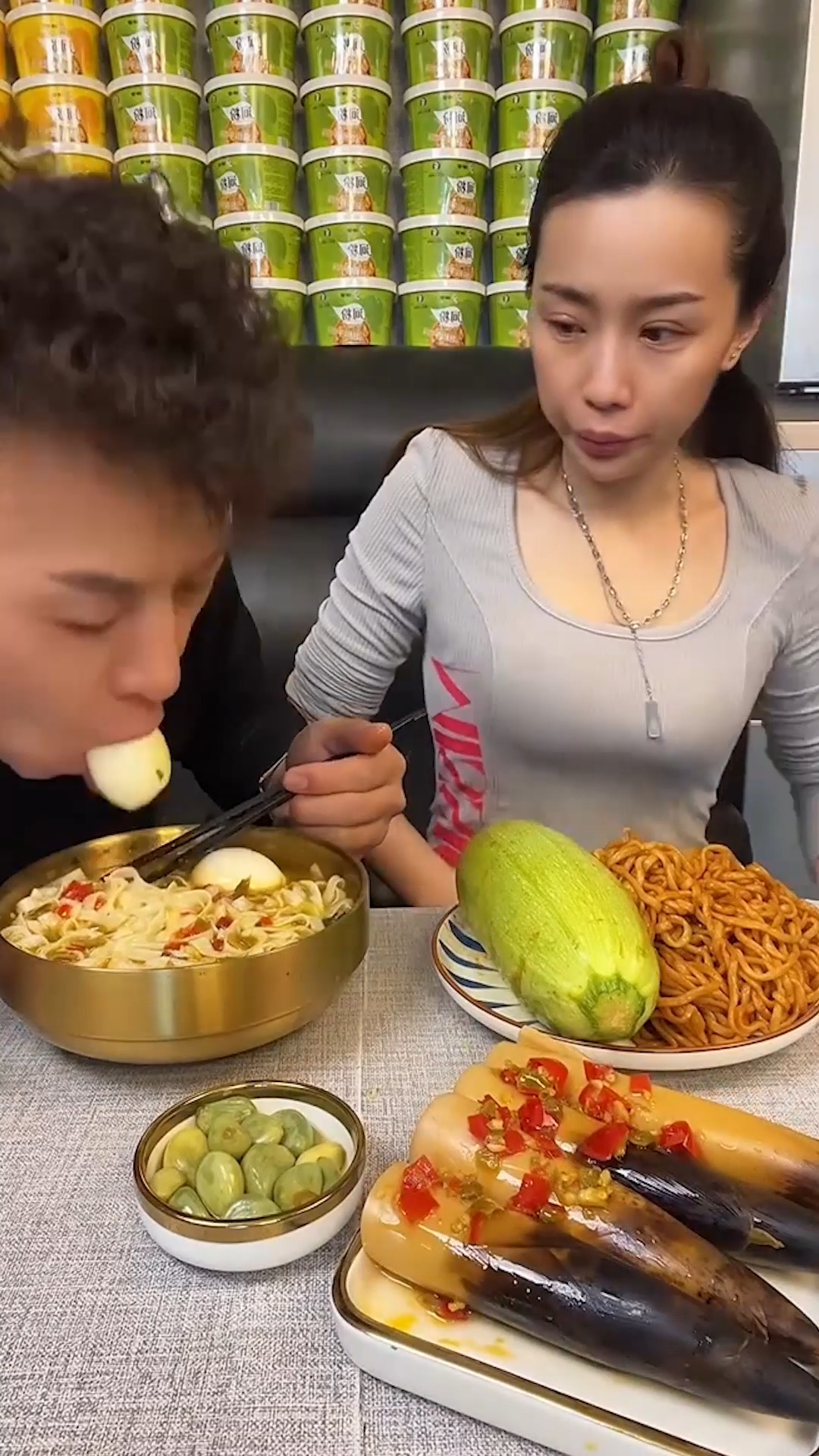 Fun Time With Yong Couple Mukbang Reels Funnyeating Trending2023