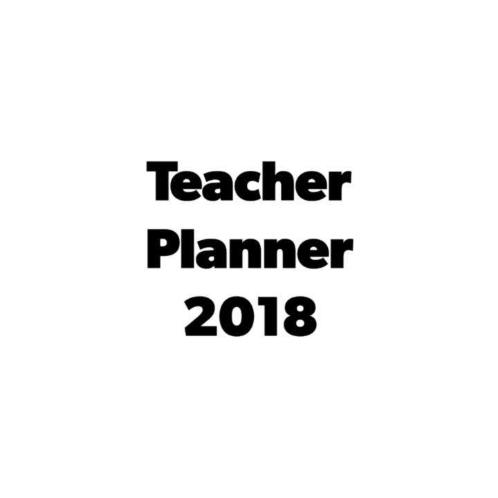 Teacher Planner 2019
