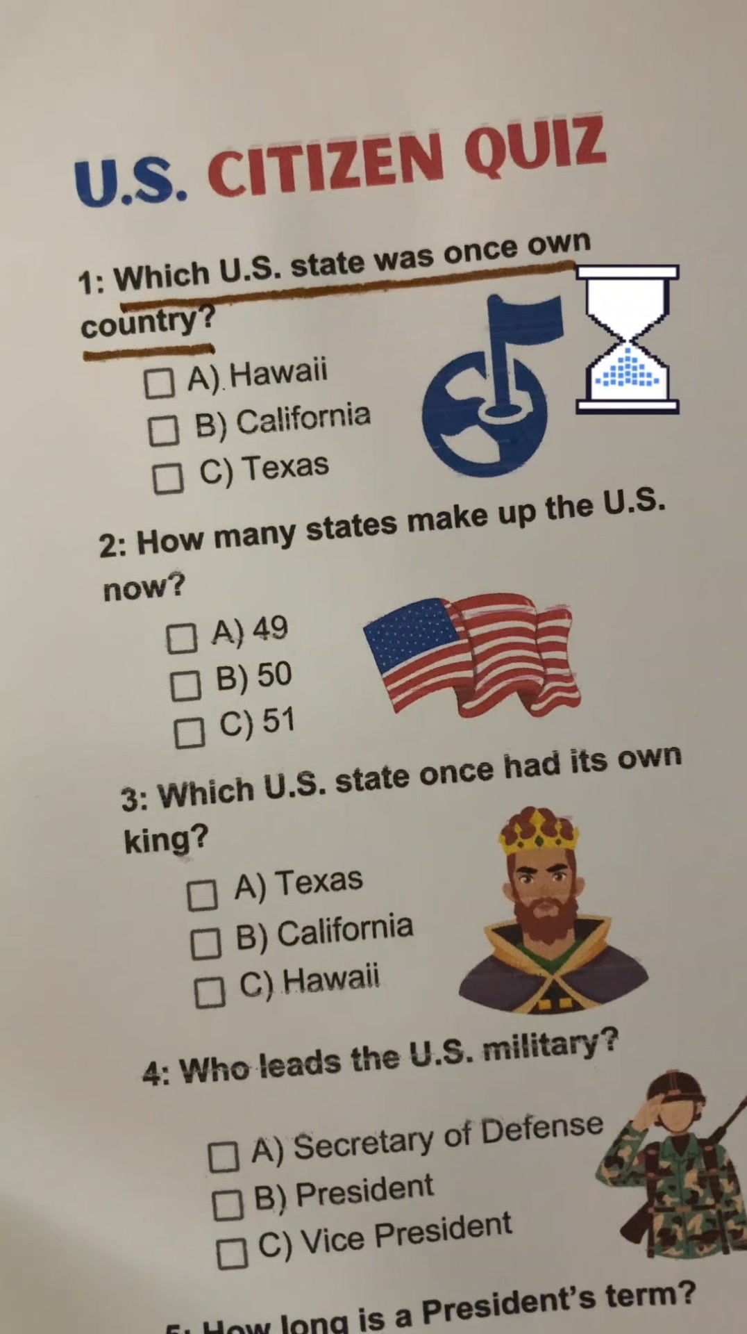 U. S Citizen quiz | QuizCraze | Facebook