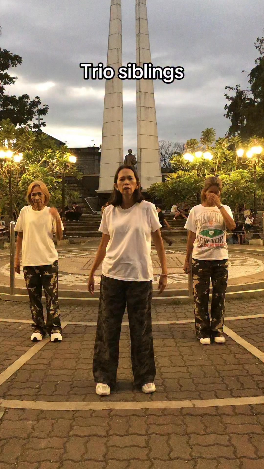 Be happy lang ang trio siblings. #milleniallolas #dancechallenge # ...