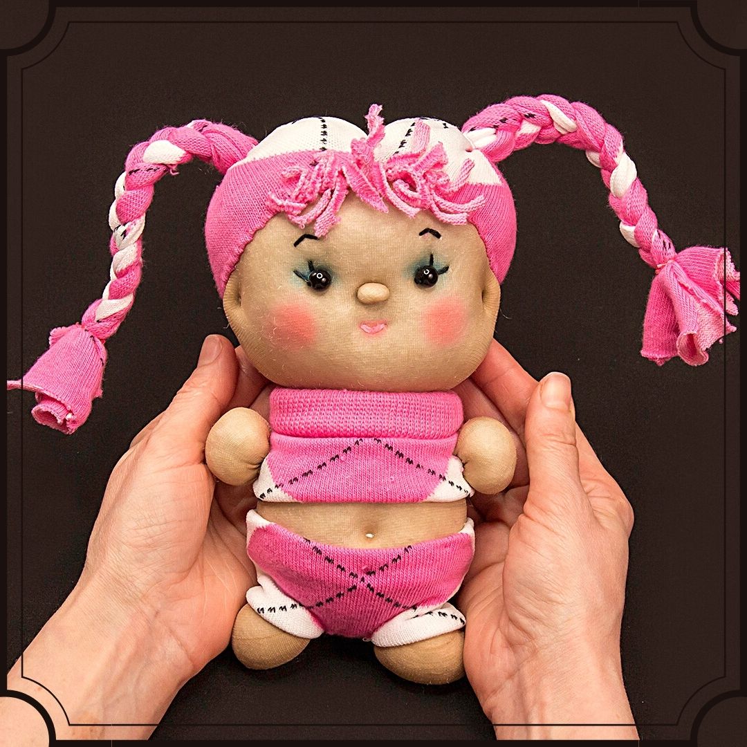 Eine Süße Puppe Aus Socken Wie Man Eine Puppe Mit Eigenen Händen Macht Eine Süße Puppe Aus