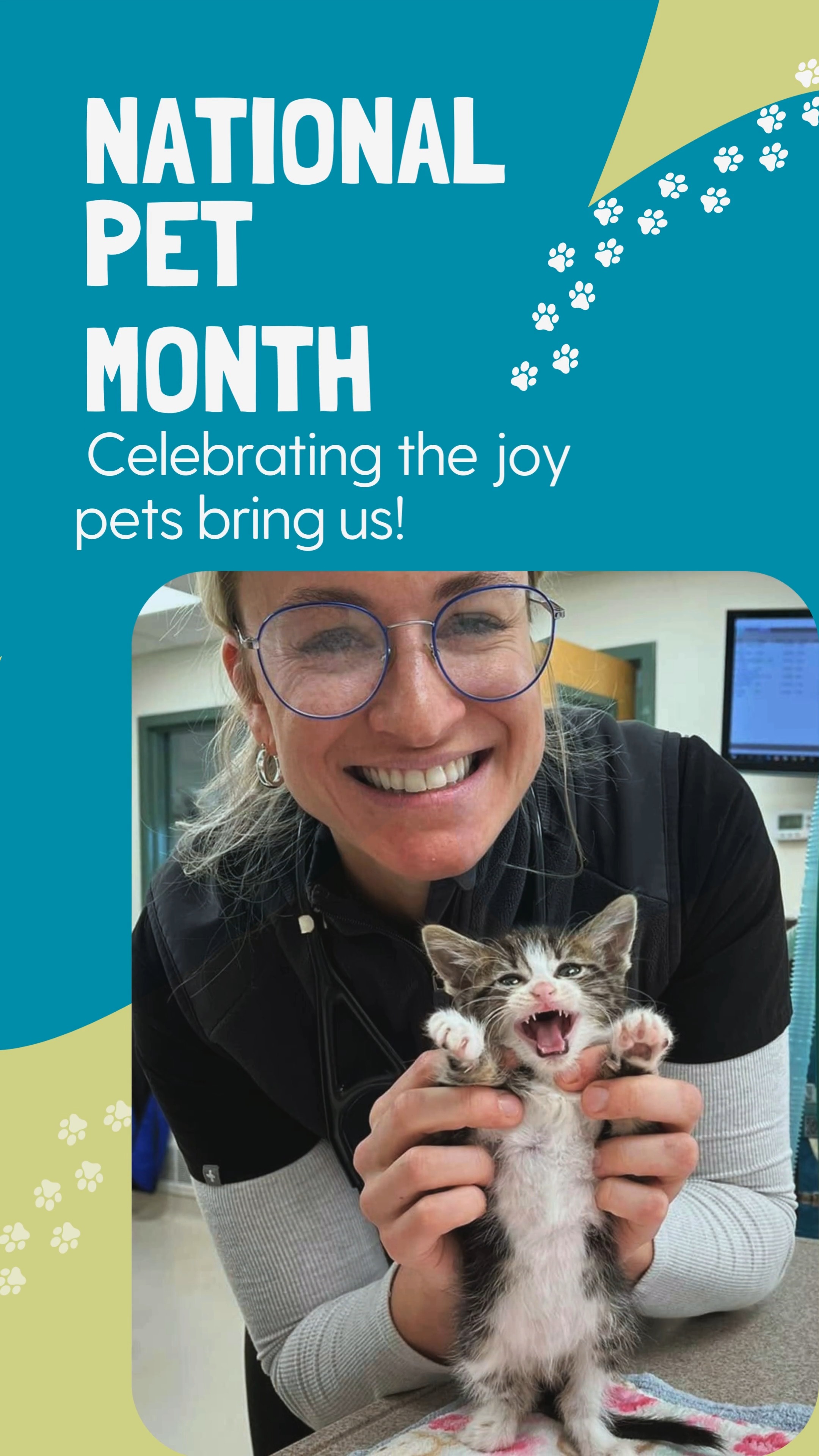Paws your scroll – it’s National Pet Month! Whether they greet you with ...