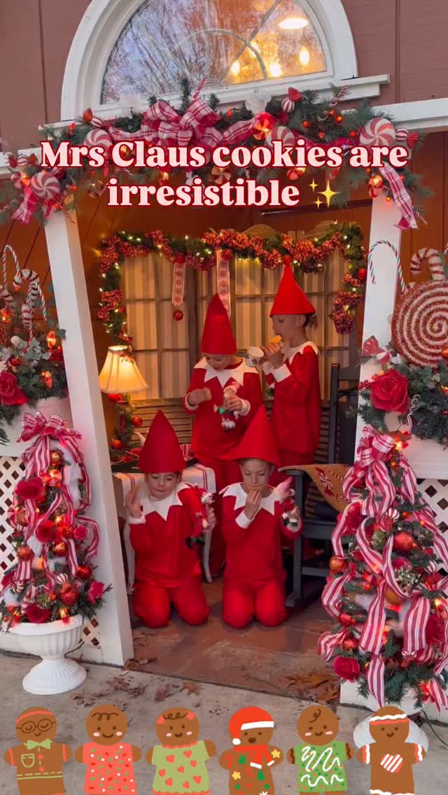 The elves got into Mrs Claus cookies again 🍪 We can’t even blame them 🎅 ...