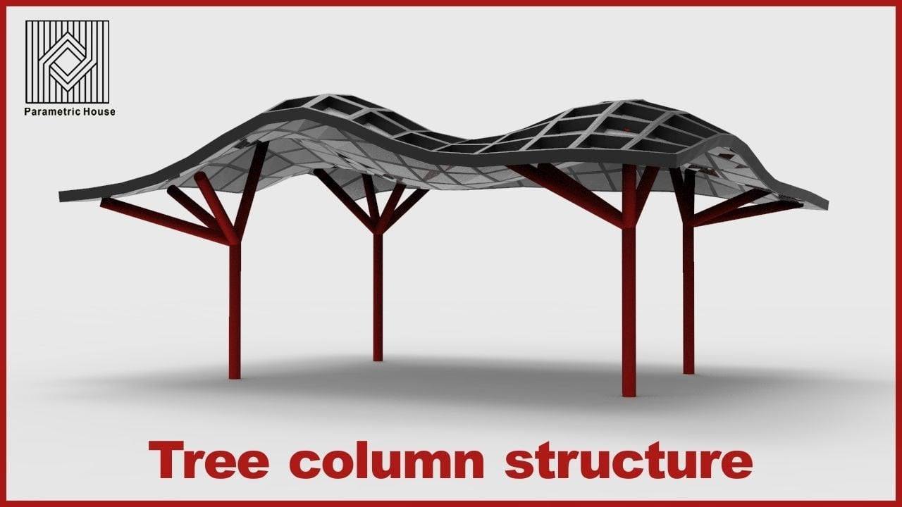 Tree Column Structure In This Grasshopper Tutorial I Will Use The 9977