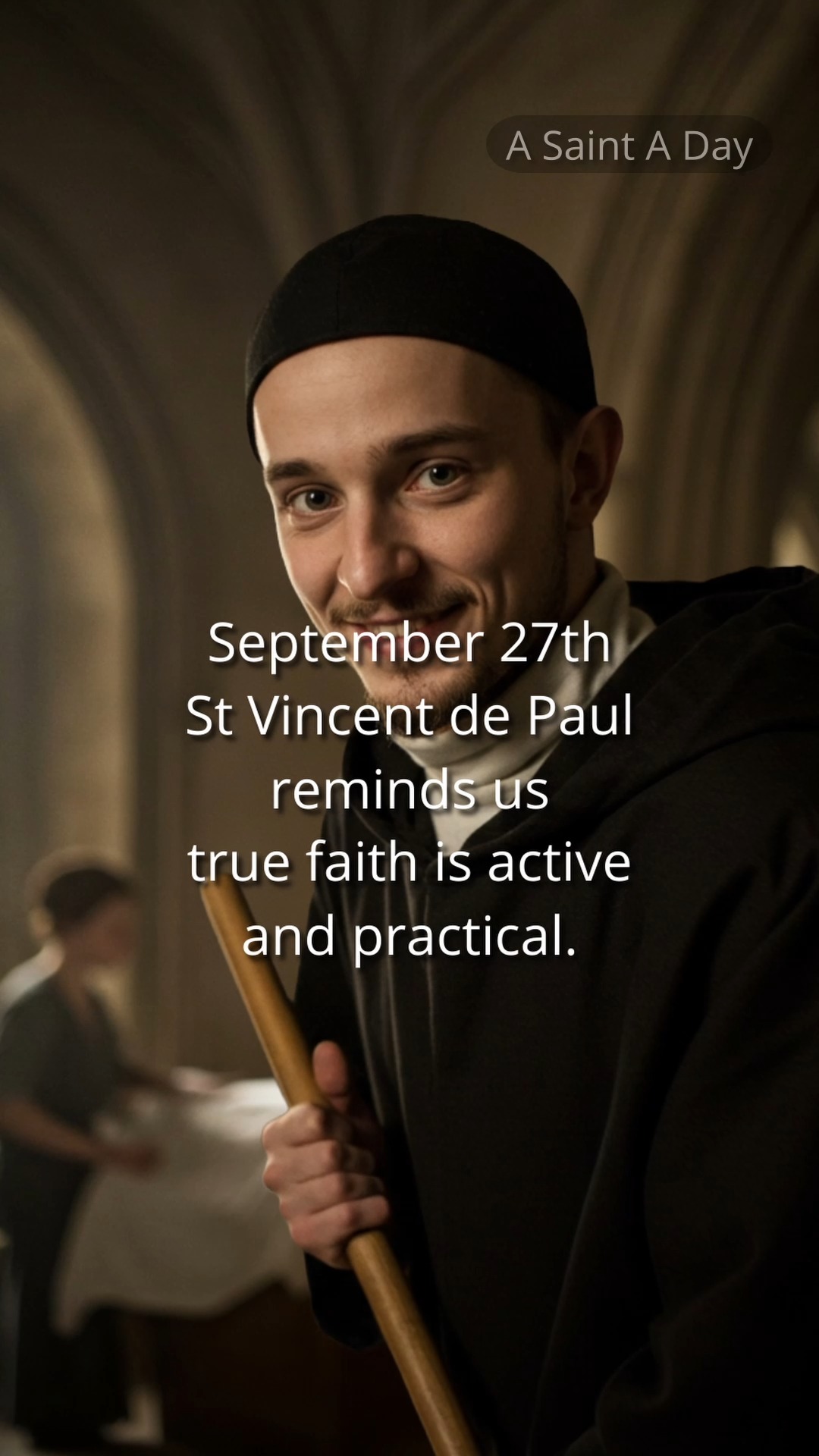 🕊️ The Saint of Charity. September 27th A visionary priest whose ...