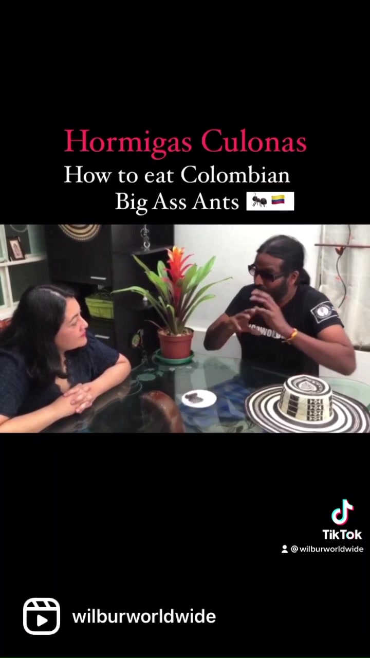 How to eat the Hormigas Culonas! Throwback to eating Colombian Big Ass ...