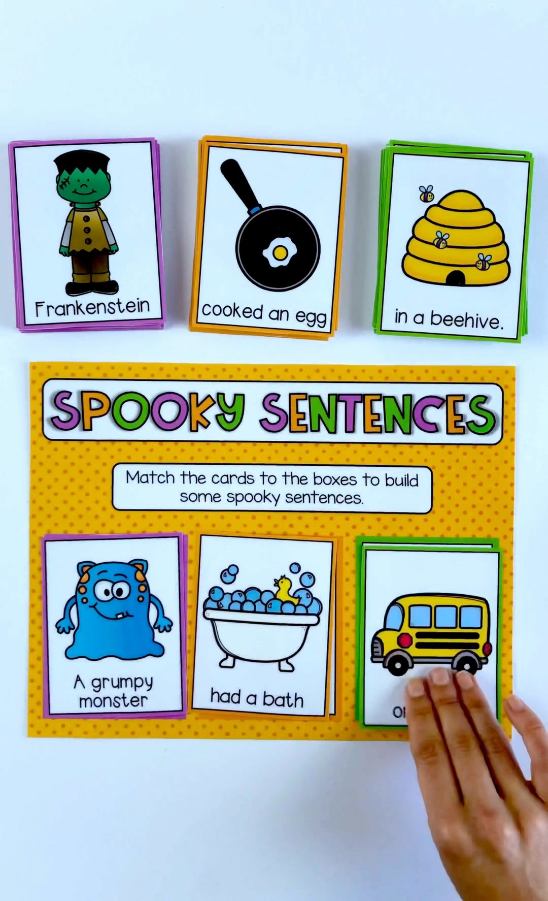 Comment SPOOKY for the link to this Spooky Sentences Center 🧡 There are ...