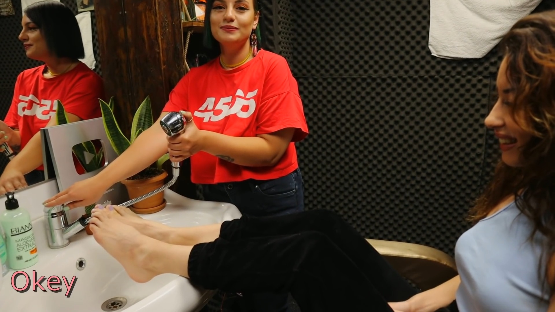 [asmr Foot Massage] 🦶it Was A Fun Massage Service With Oben And Damla