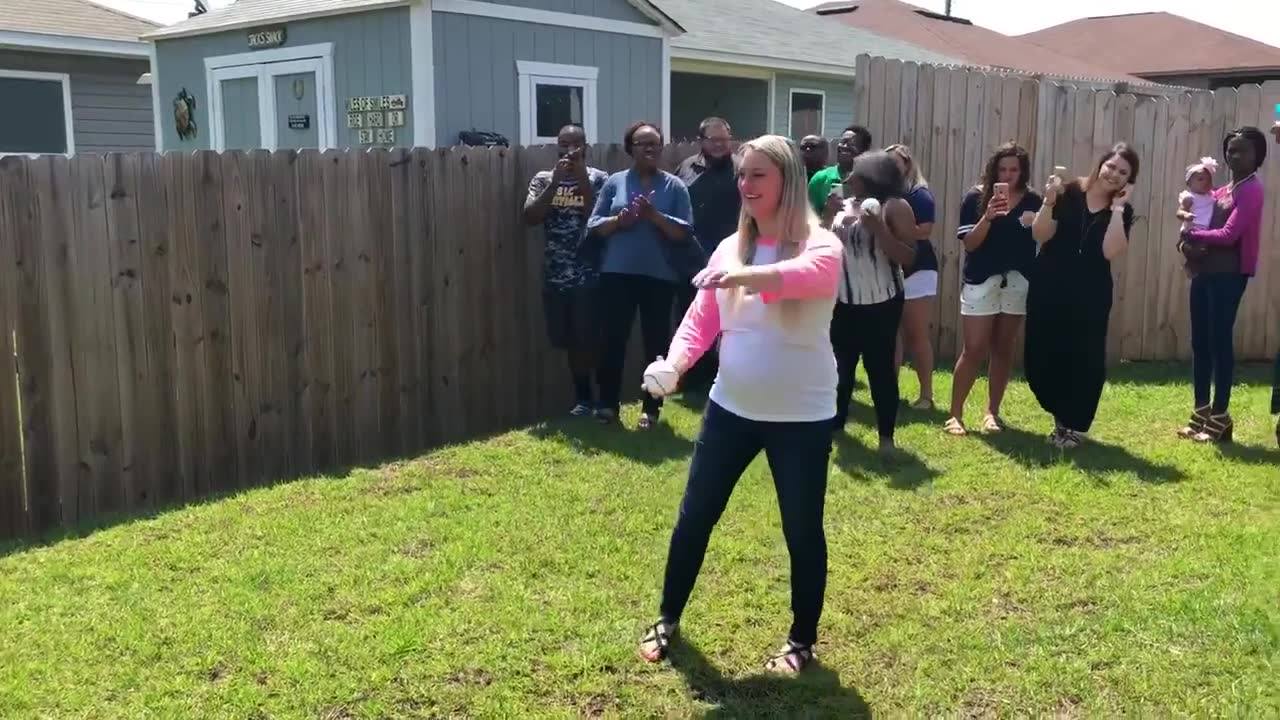 Twin Mom Gets A Huge Surprise At Her Gender Reveal Party