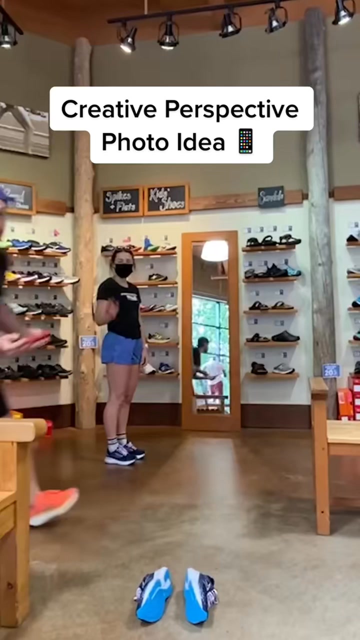 Creative perspective on your new shoes 🏃‍♀️ creative photo idea📱# ...