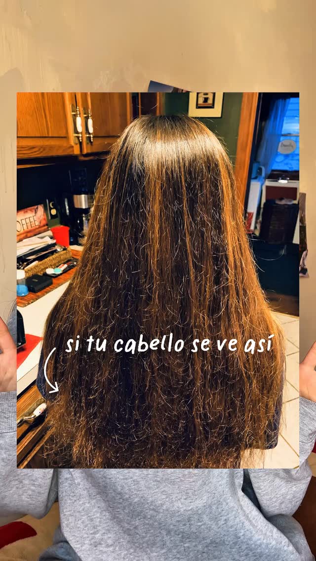 Si tu cabello se ve opaco, seco o sin vida… esto te puede salvar 💚 ...