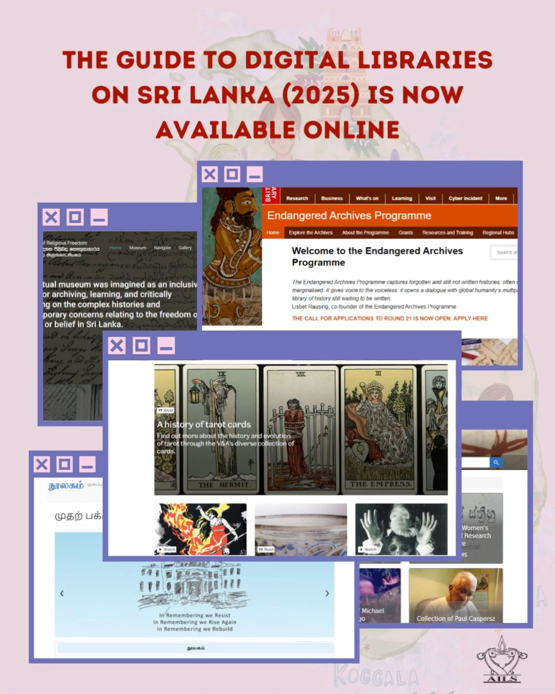 You can now access the updated Guide to Digital Libraries on Sri Lanka ...