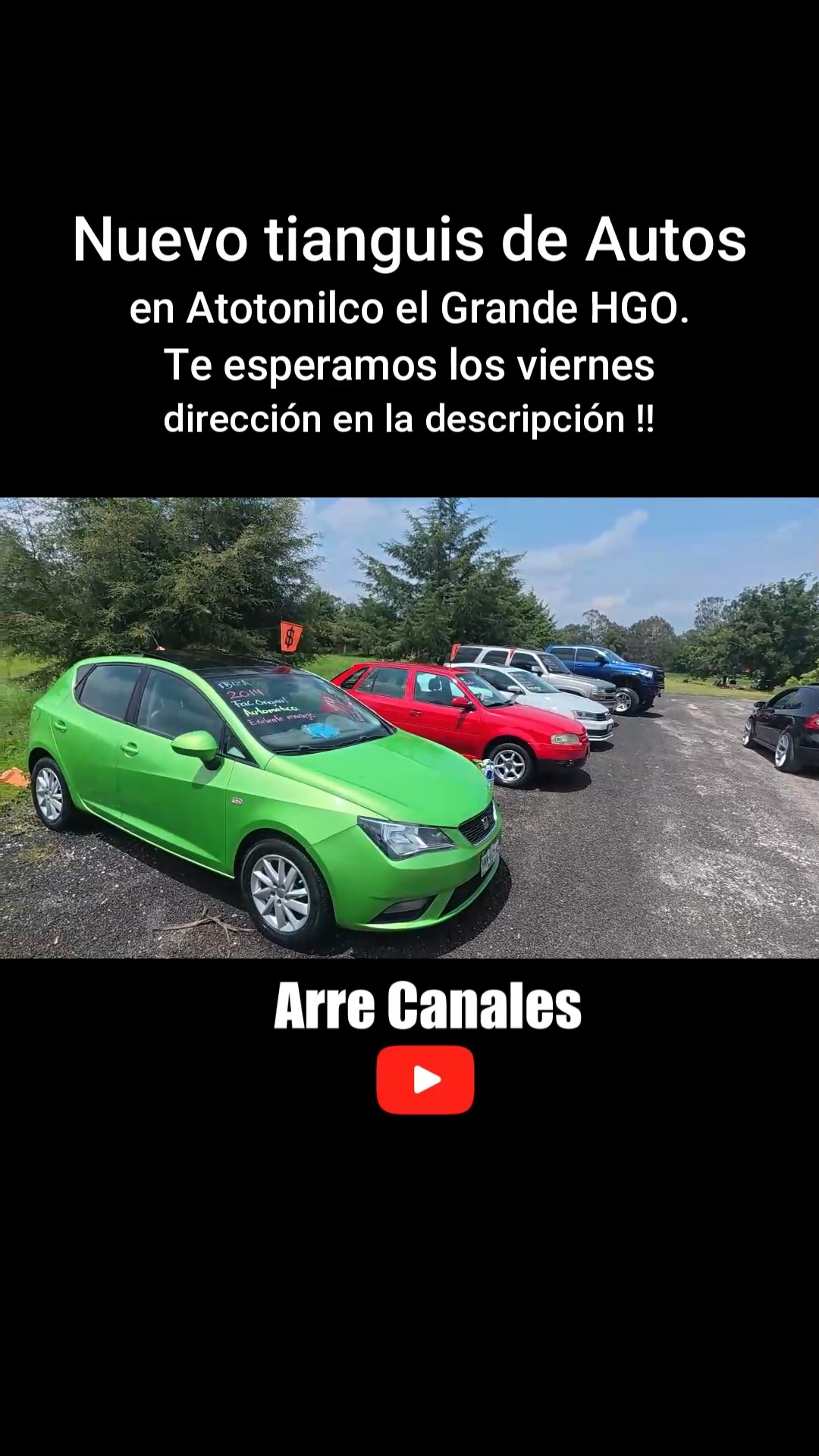 Nuevo Tianguis Autos En Atotonilco El Grande Hidalgo 🔥 Dirección 👇