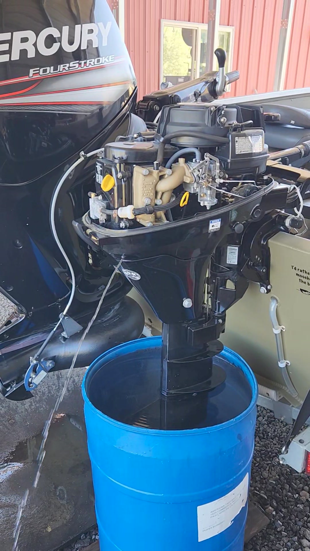Running That 1975 Mercury 115hp Inline 6cyl 2 Stroke Tower Of Power On That 1976 Ranger Bass