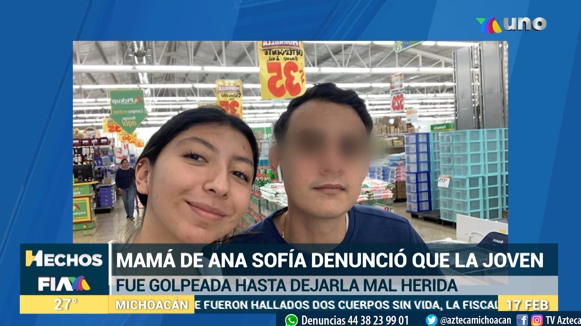 Ana SofÍa Fue Golpeada Por Su Pareja Sentimental Seguridad L Sara