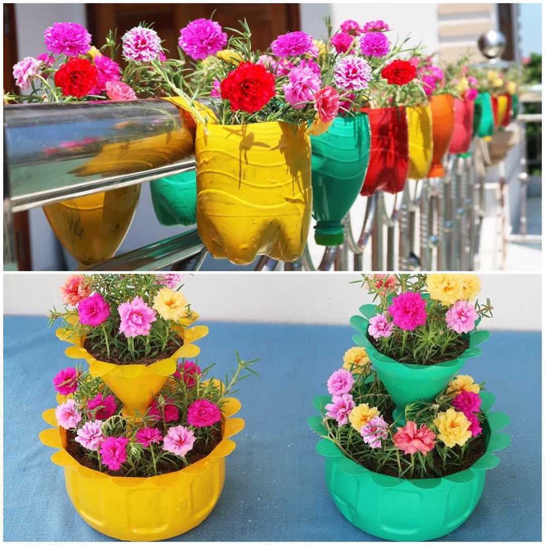 Imagine How Much Would These Diy Flower Pots Beautify Your Garden Balcony Imagine How