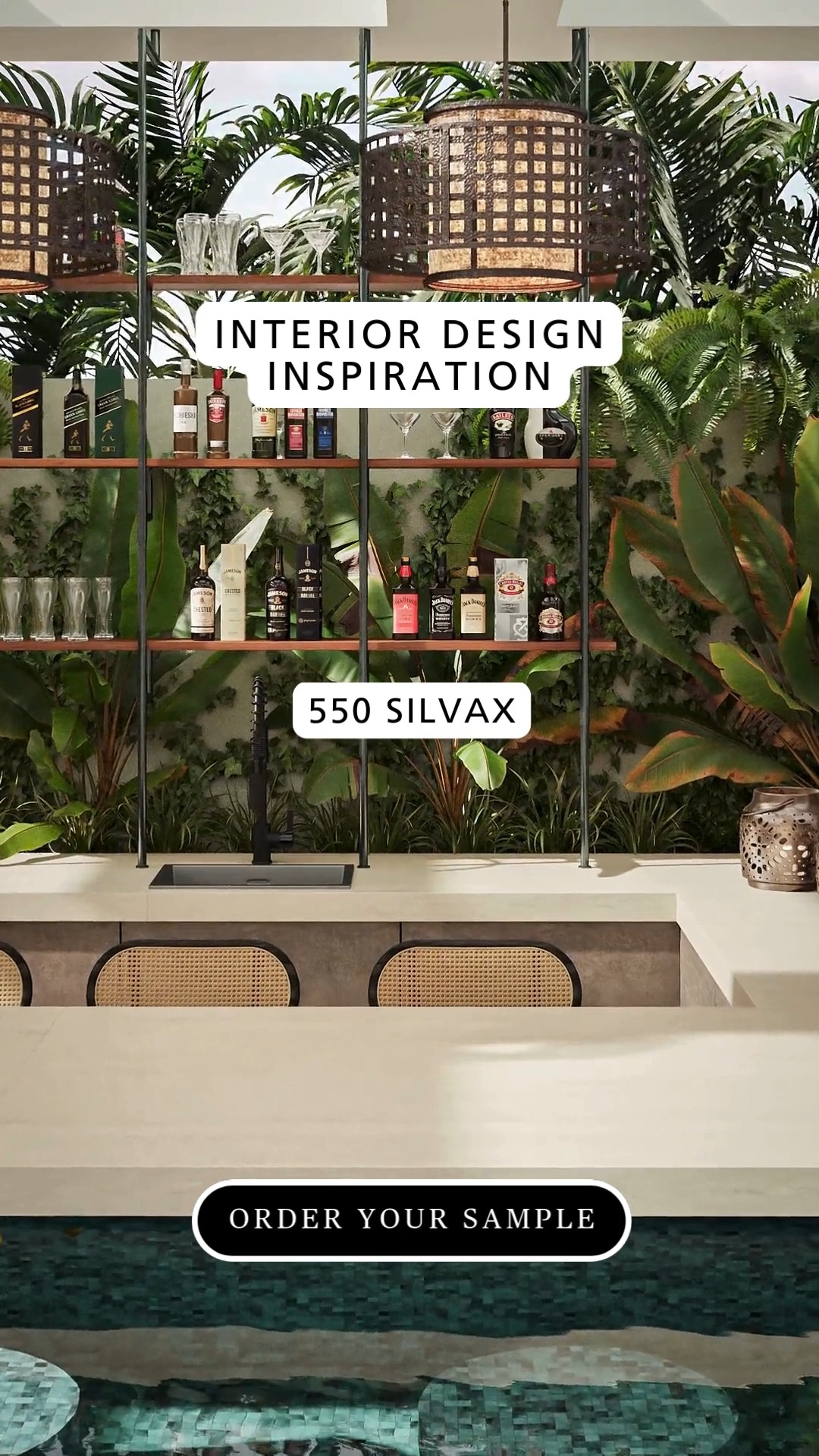 Modern elegance: Silvax 🌿 This porcelain surface’s two-toned earthy ...