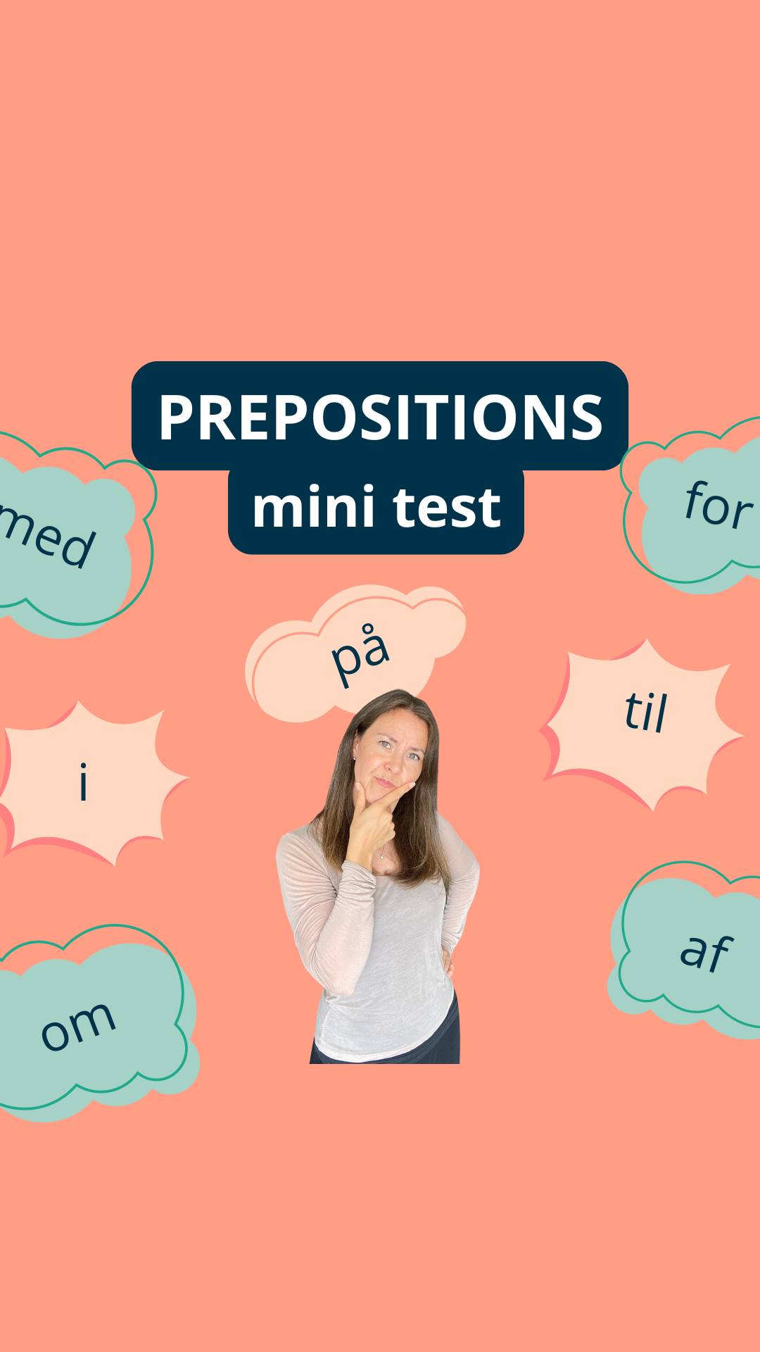 Mini danish test! Do you know the prepositions in Danish? 🇩🇰 ...