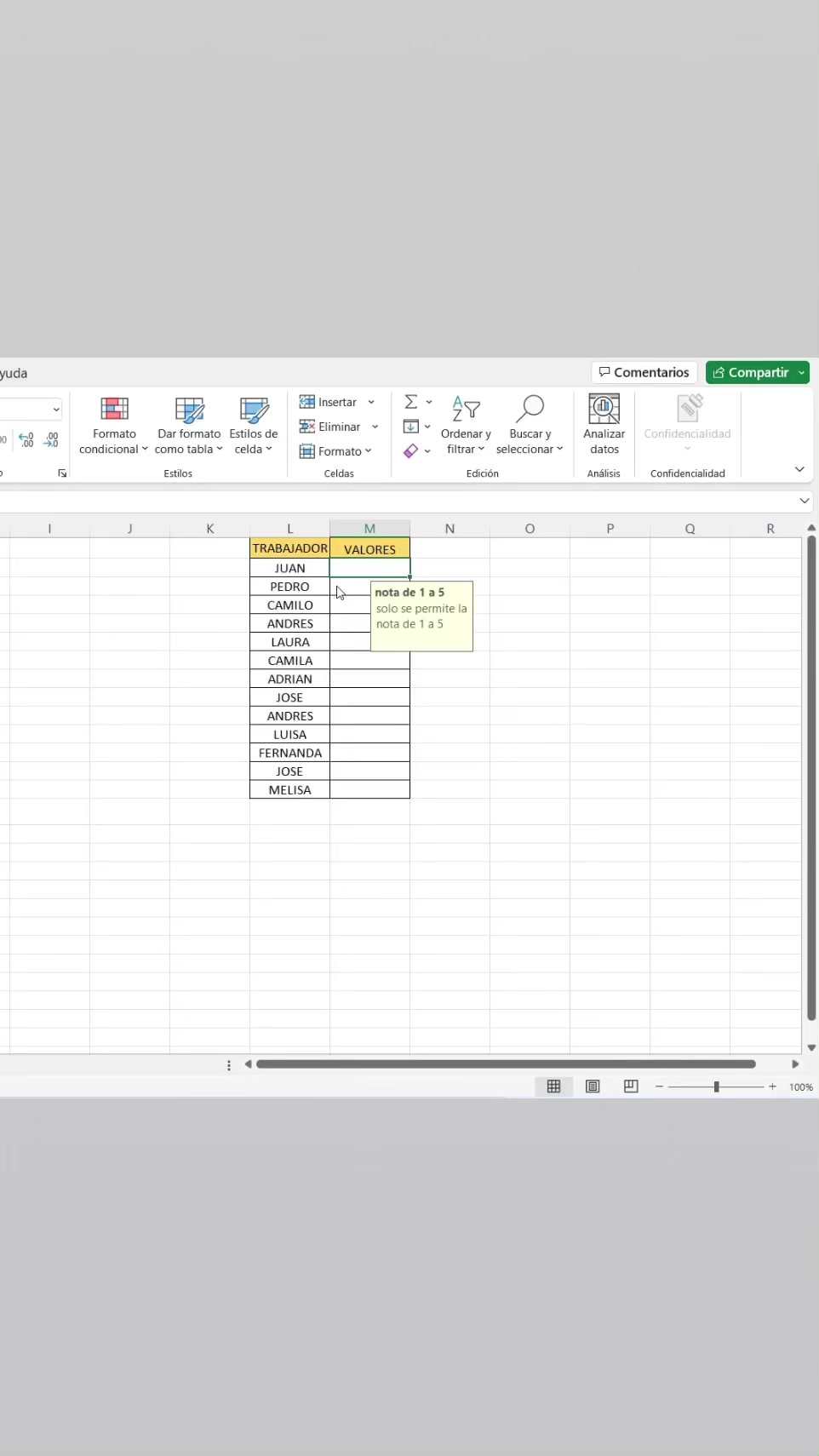 Como Aplicar El Mensaje De Advertencia En Validacion De Datos En Excel 8976