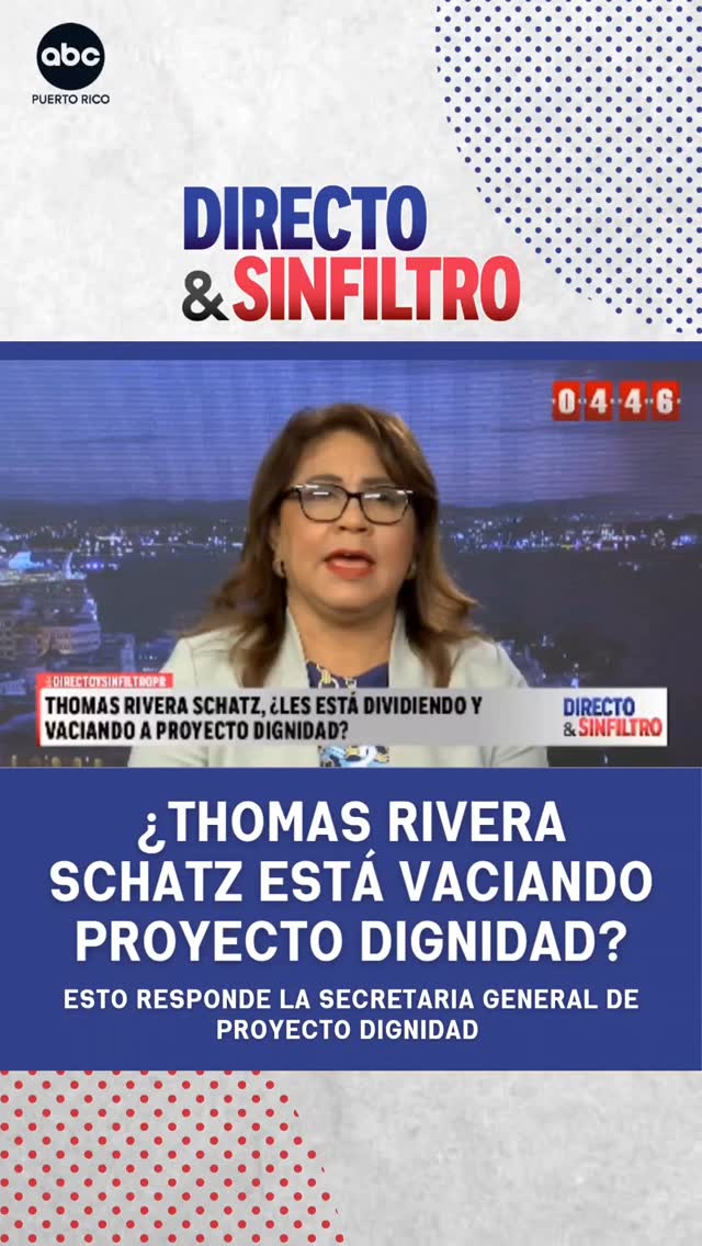 🗣📣 La Secretaria General De Proyecto Dignidad Nilda Pérez Responde