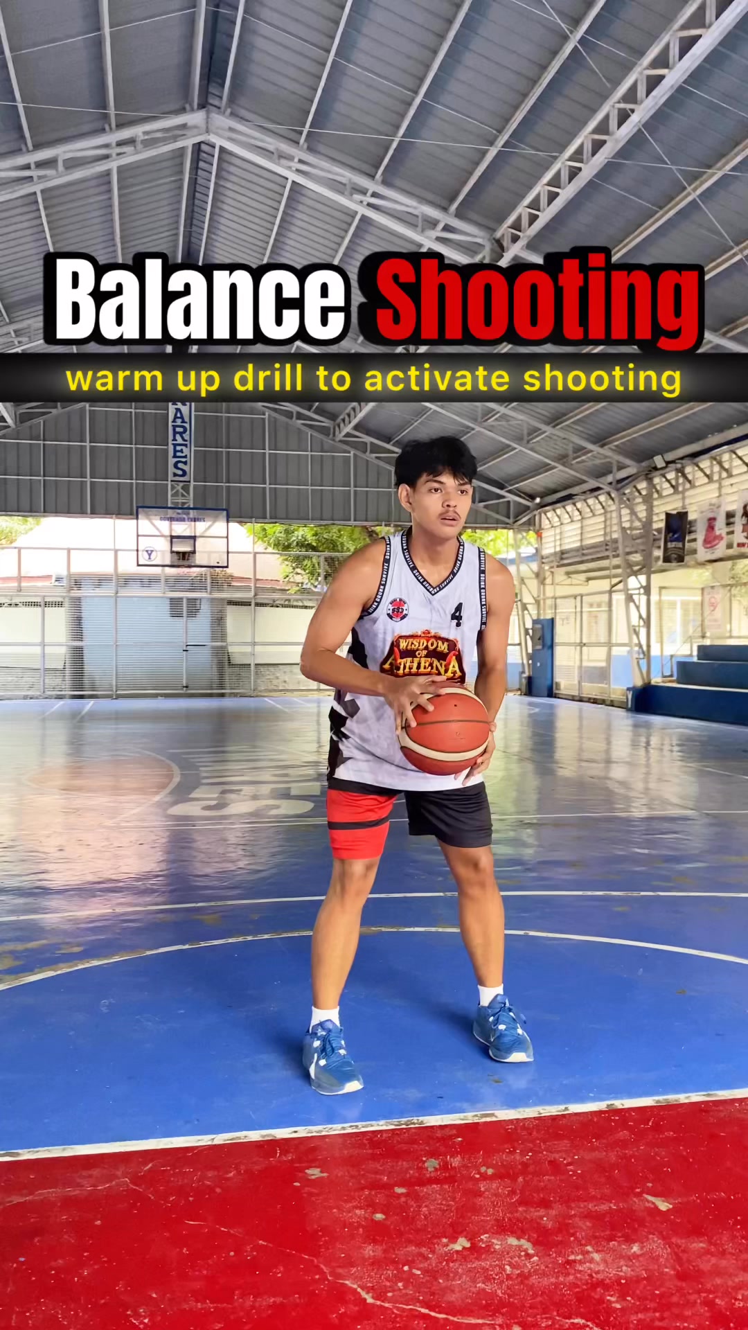 Warm up drill focusing on base and balance in shooting 🎒📈 Get better ...