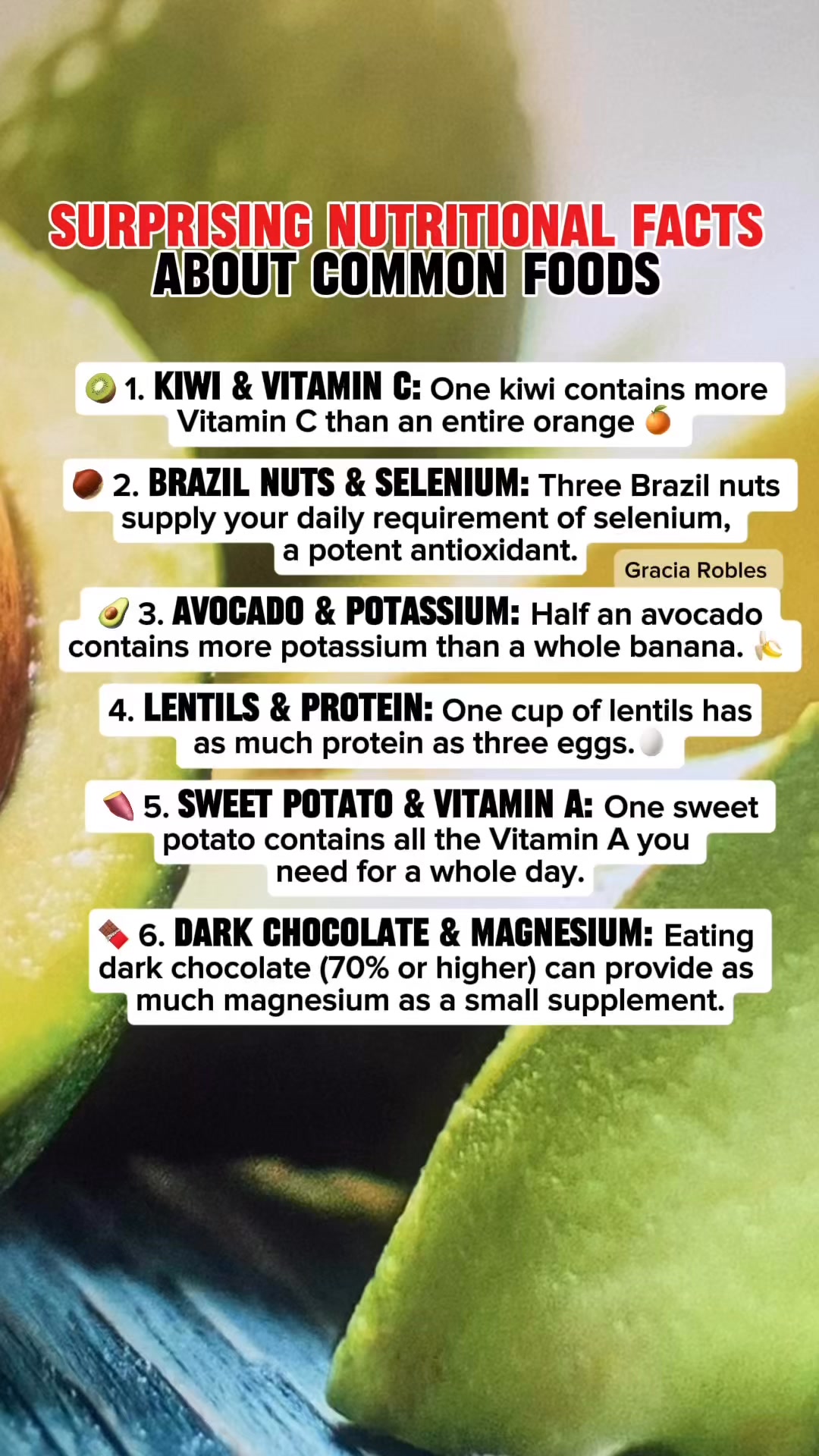 Surprising Nutritional Facts About Common Foods Knowledge Didyouknow 4619