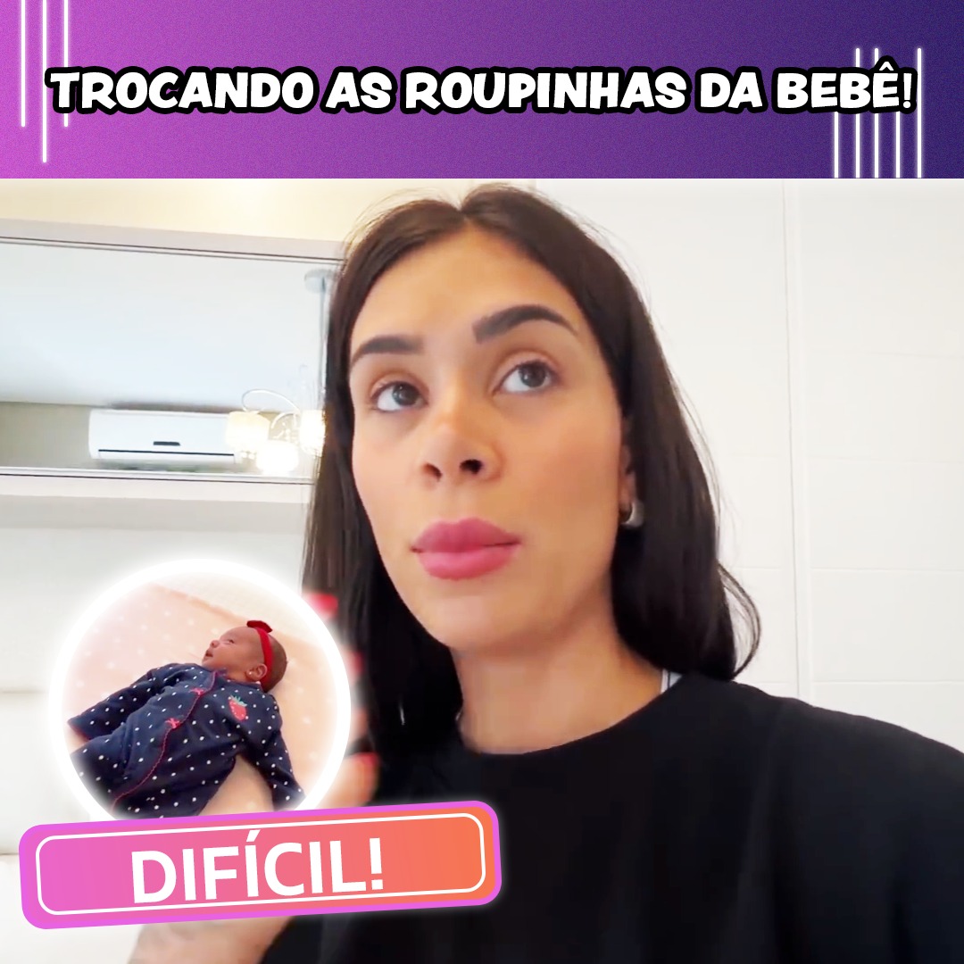 Trocando A Roupinha Da Romana Pela 1ª Vez 😍 Trocando A Roupinha Da