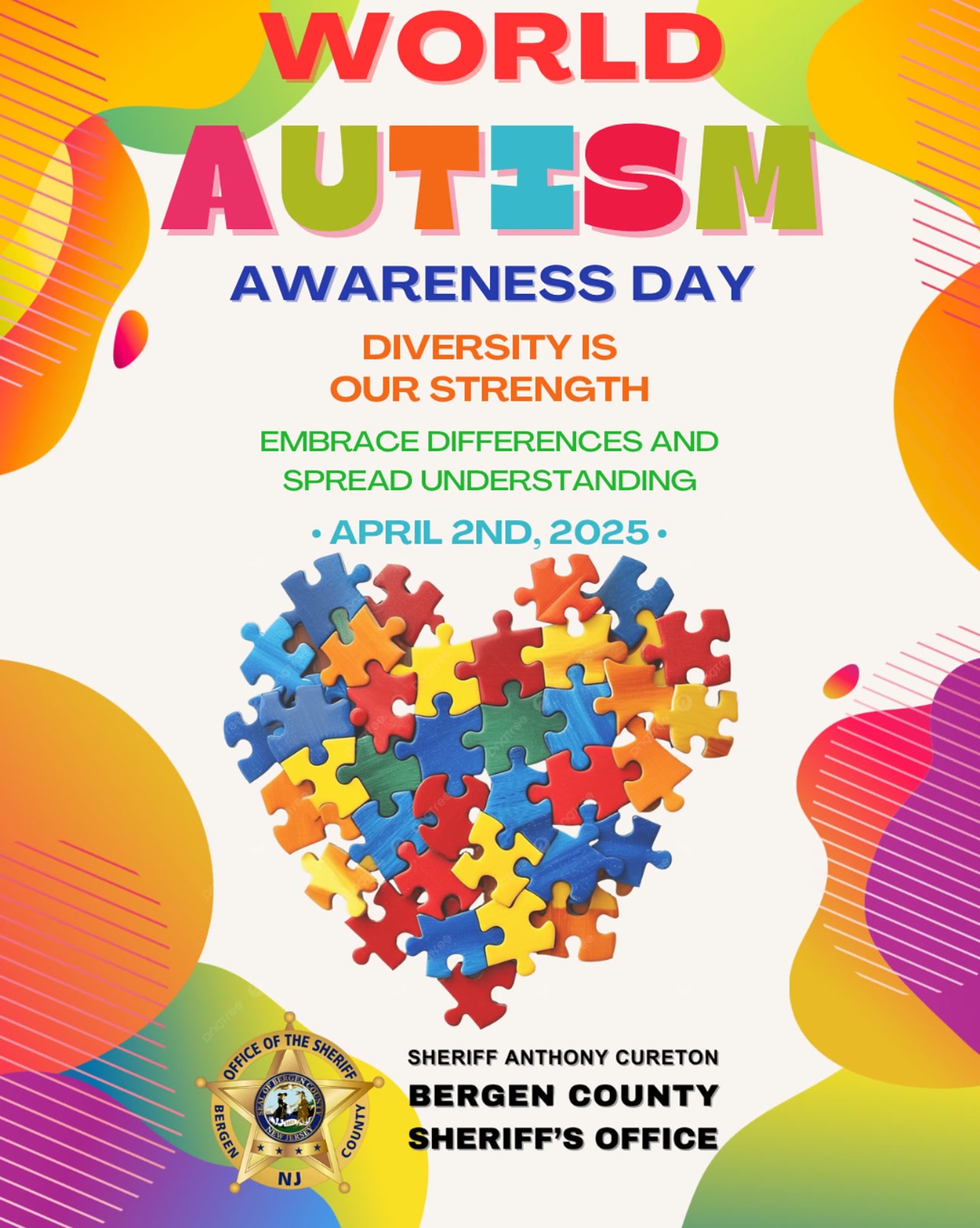 Today is World Autism Awareness Day. Sheriff Anthony Cureton and the ...