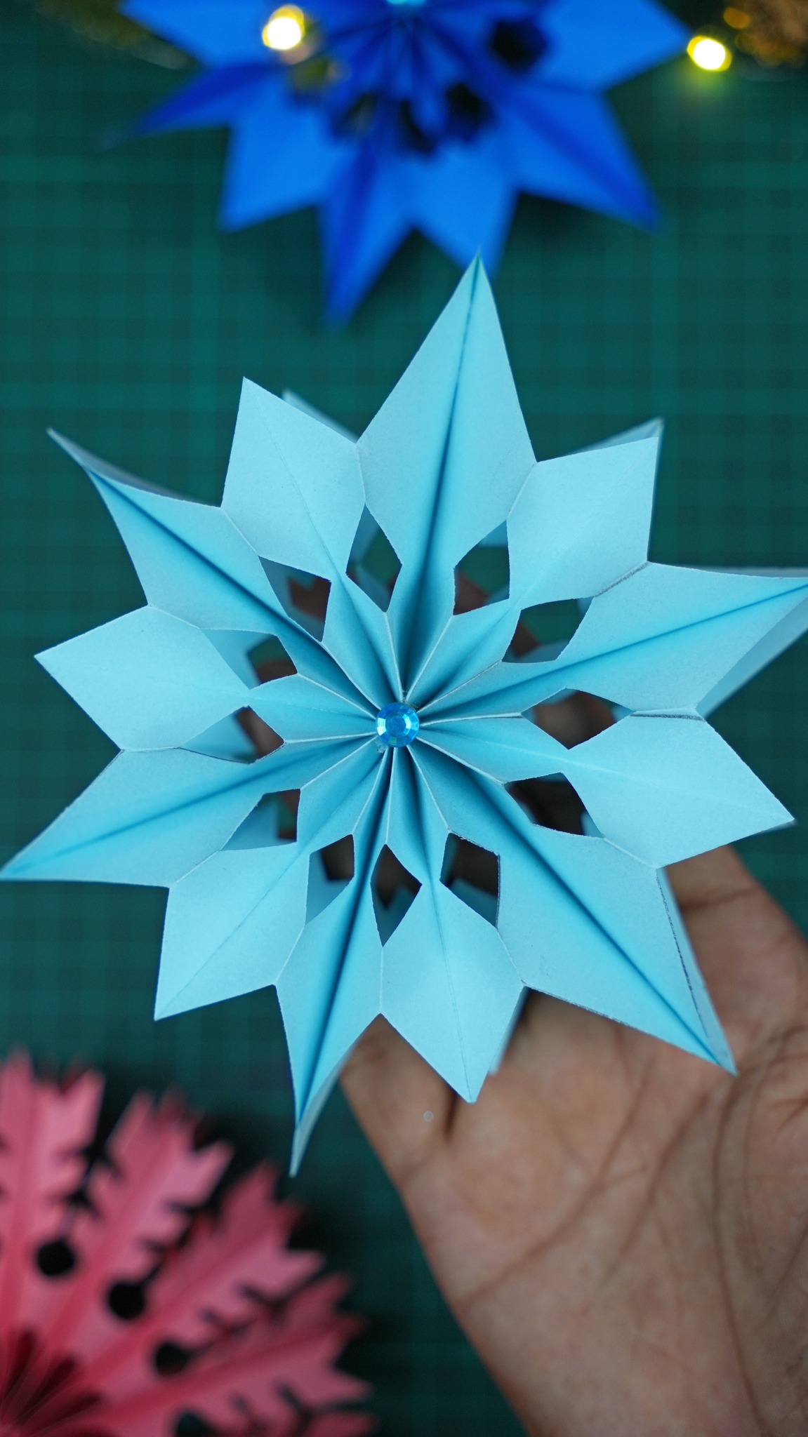️ Amazing 3D Paper Snowflake Making for Christmas | Easy Paper Craft ...