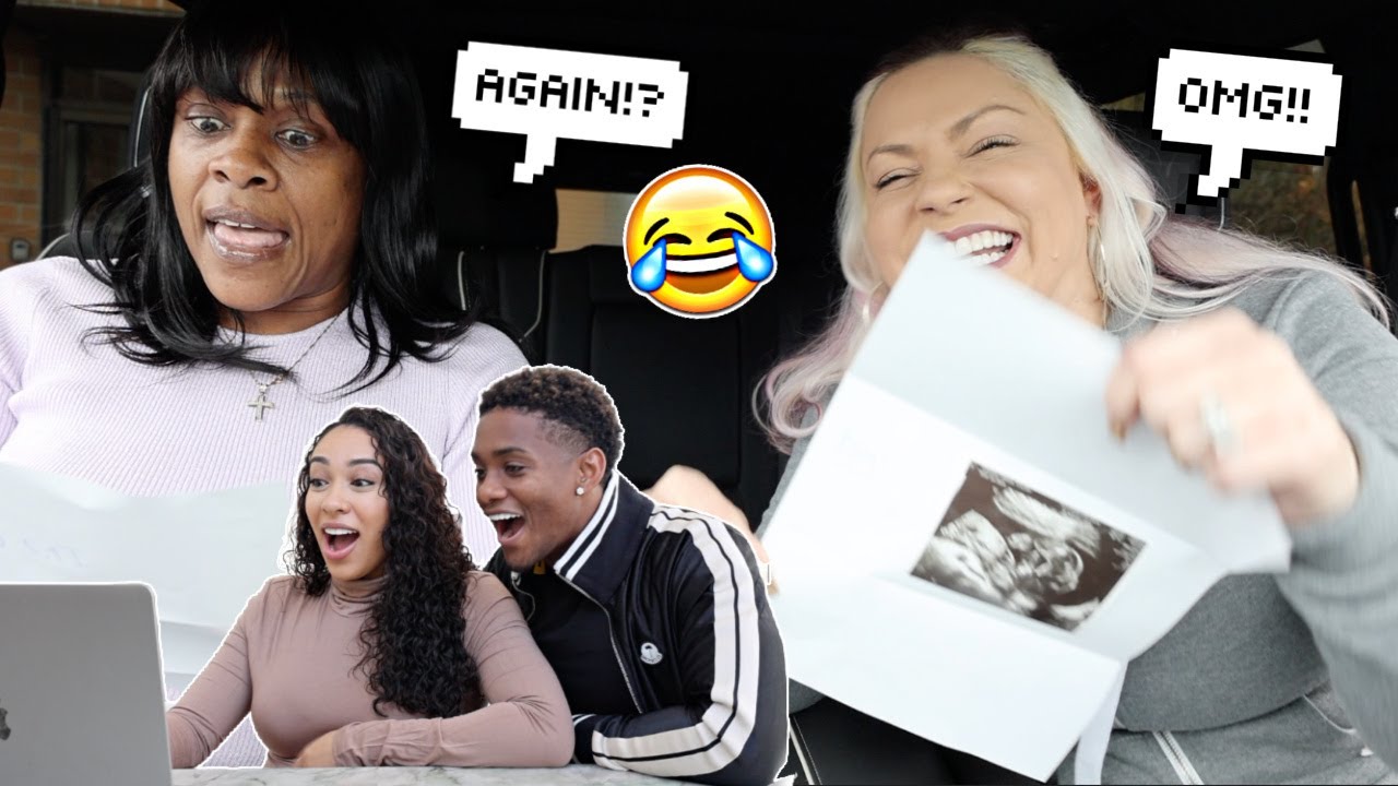 Reacting To Our Moms Finding Out Were Having A Boy Hilarious 0783