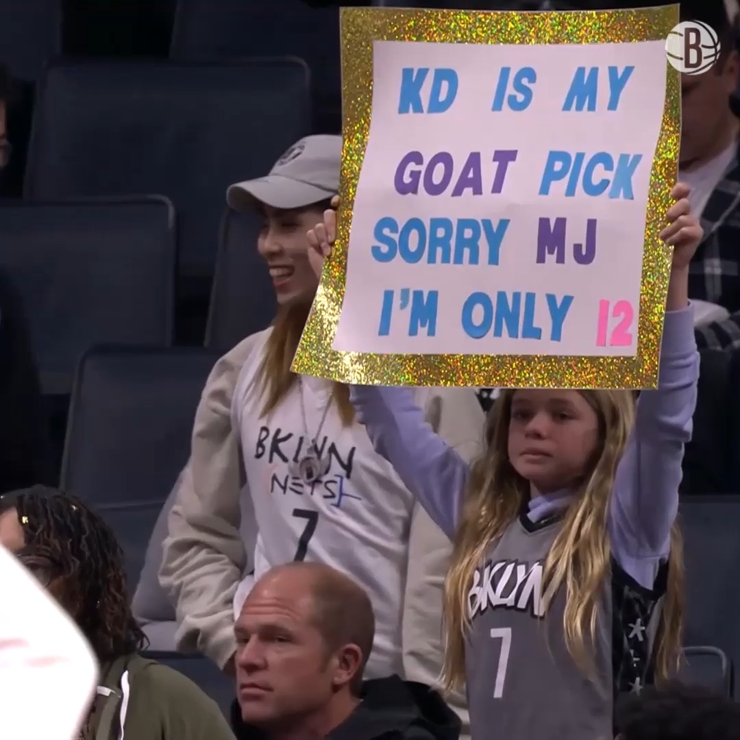 Kevin Durant Interacts With Young Nets Fan In Charlotte Brooklyn Nets 5609