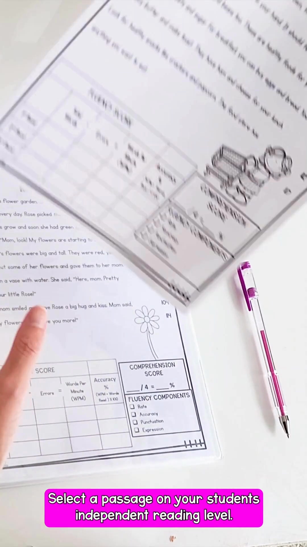 Tracking reading fluency is a great way to make sure students are ...