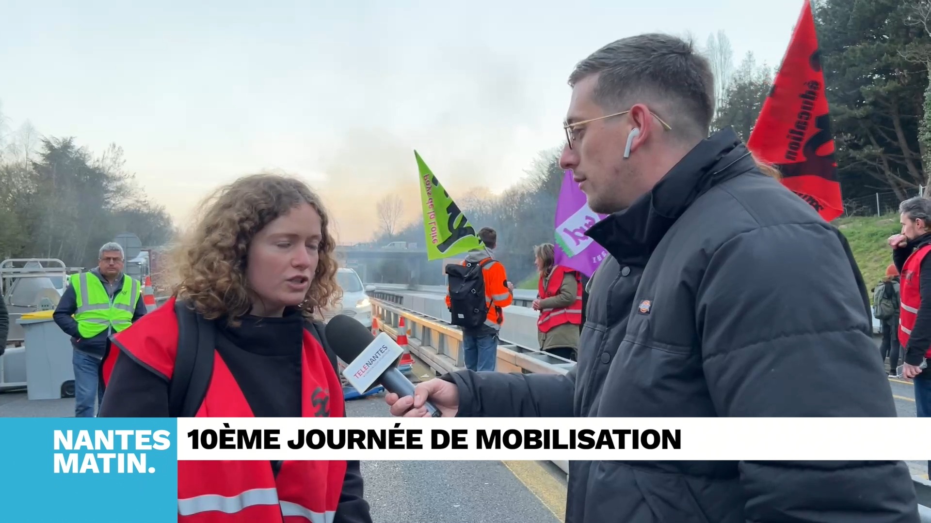 Blocage Peripherique Nantes 23 Mars