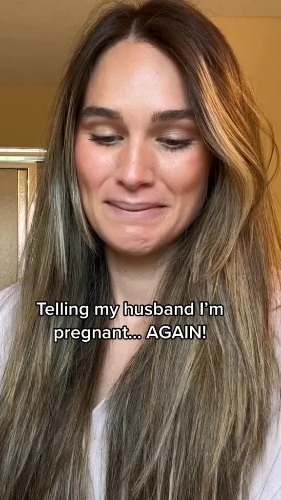 Telling My Husband Im Pregnant Again 🥰 Pregnant Reaction Viral