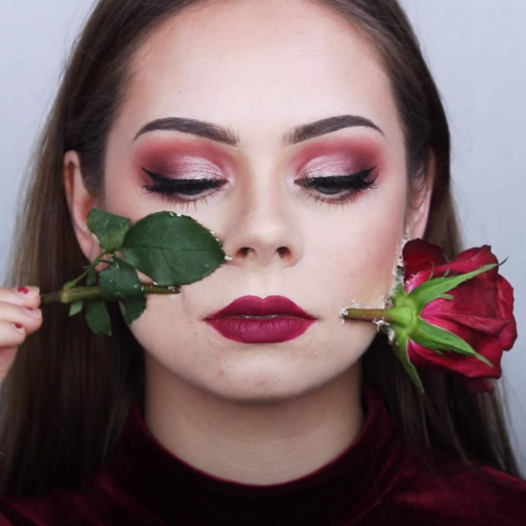 Valentines Day Meets Halloween Makeup Look Cosmetics Halloween