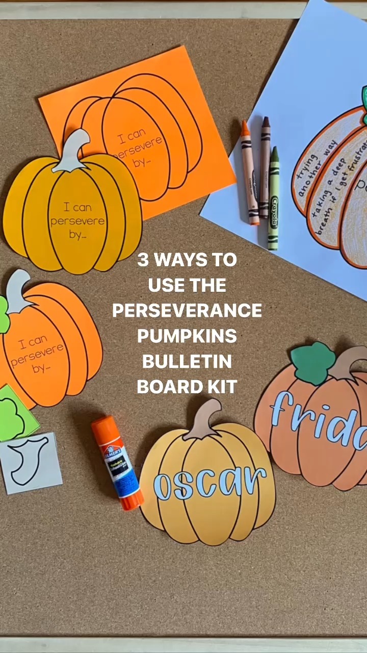 I recently refreshed my Perseverance Pumpkins Bulletin Board Kit, so ...