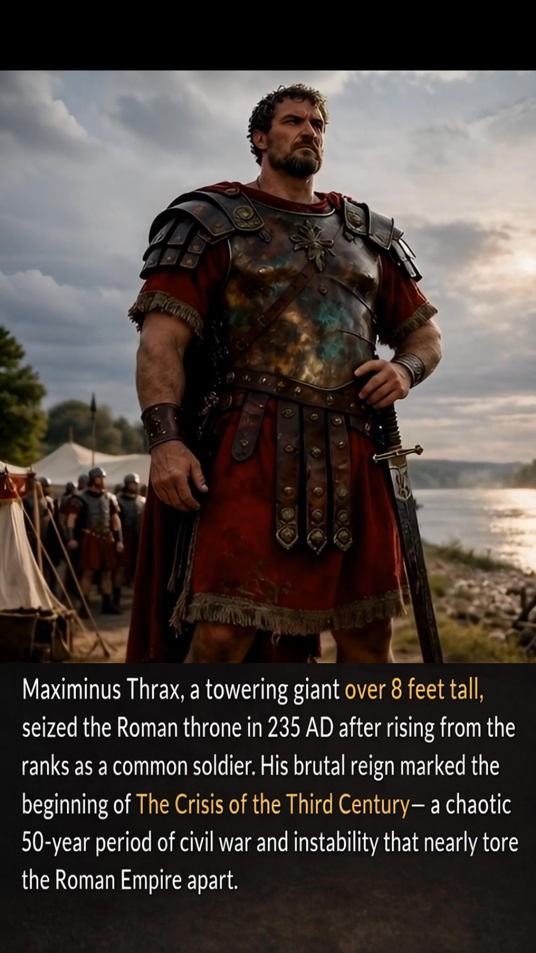 🛡️ From Soldier To Emperor 👑 Over 8 Feet Tall Maximinus Thrax Rose