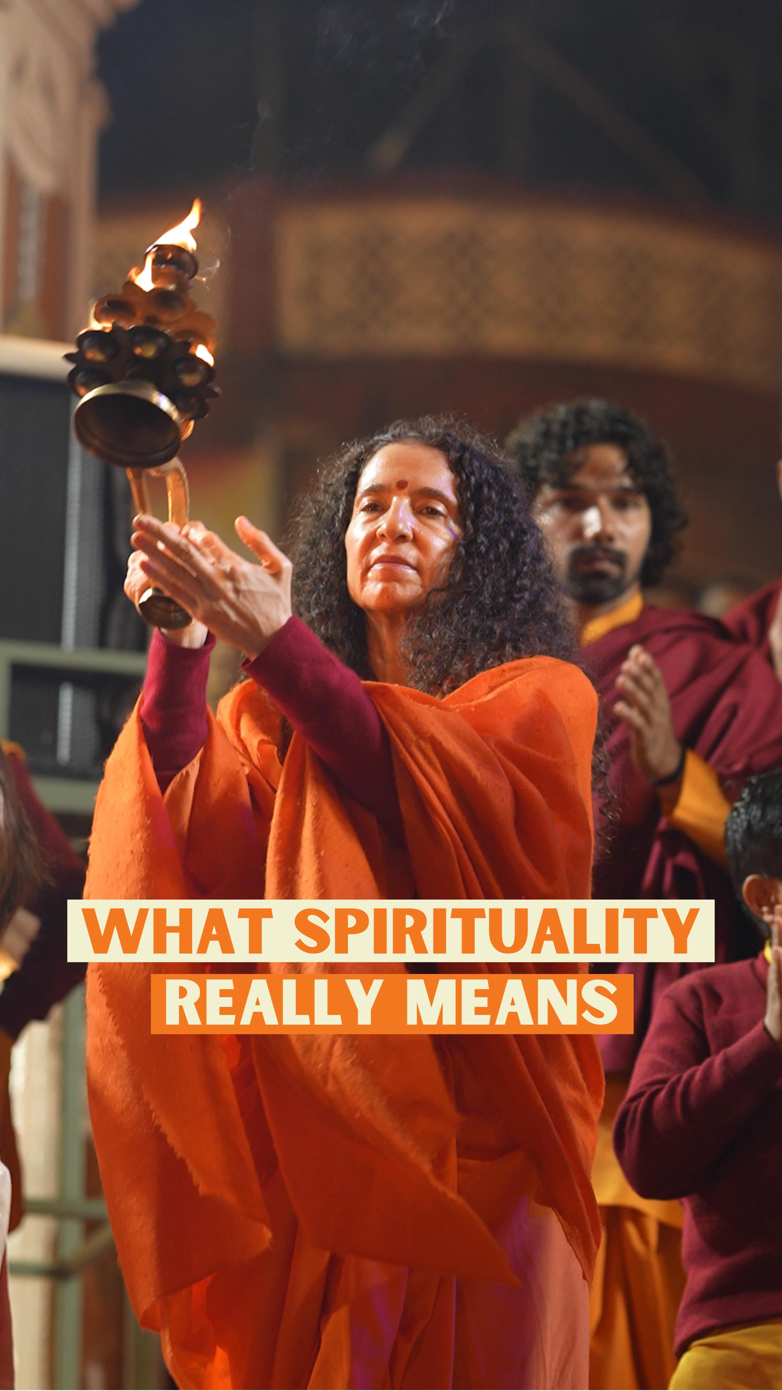 Spirituality is not about escaping from the world. The world doesn’t ...