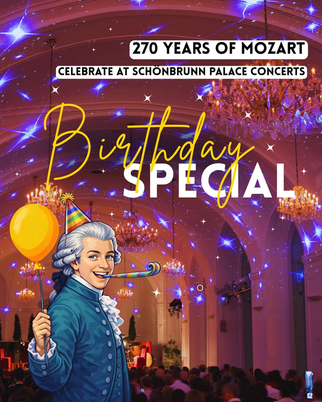 🎼 Music! 🎶 Magic! Mozart turns 270! Celebrate the birthday of a true ...