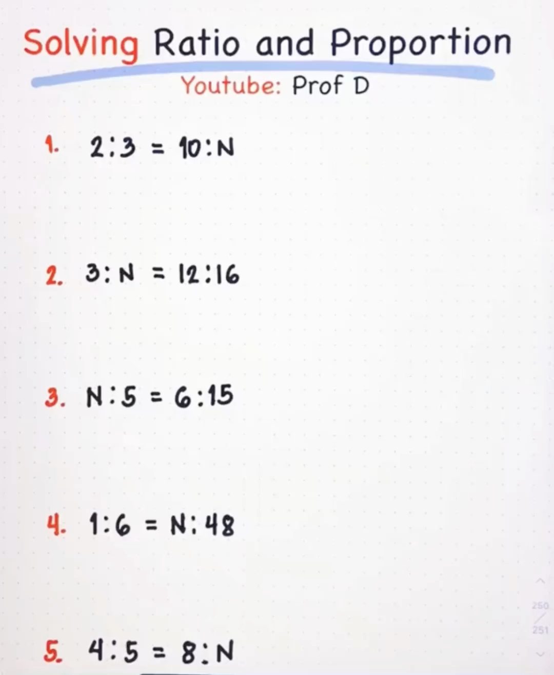 The Fastest Tricks for Ratio and Proportion! | Prof D | Facebook