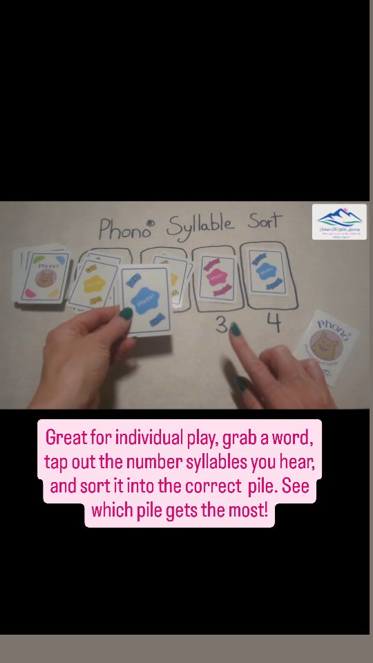 Tap. Count. Sort. Play. Draw a card and let the word come alive. Say it ...