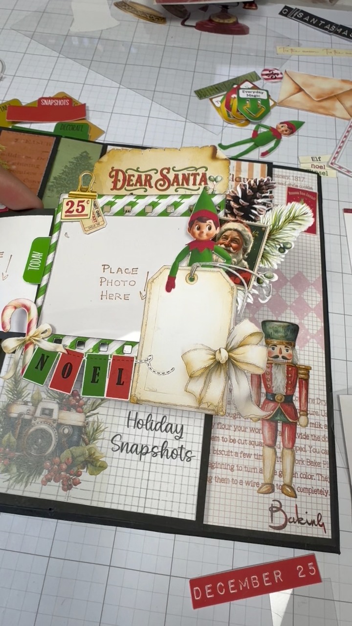 Here’s a little sneak peek of the December Moving Parts Folio I used ...