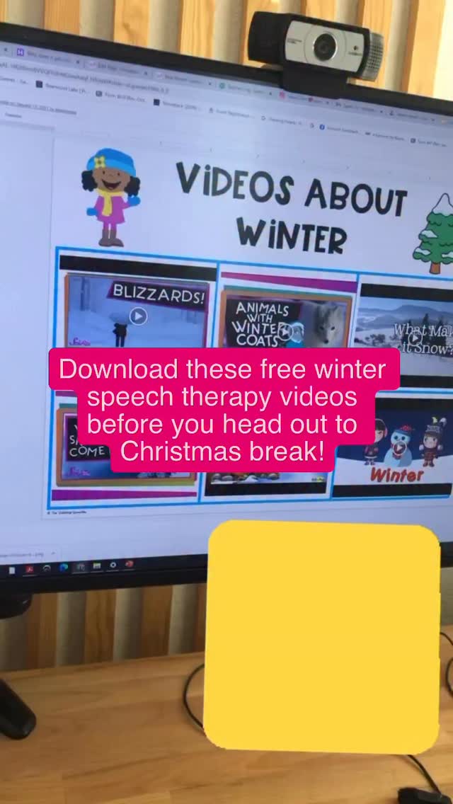 Download these free Winter YouTube video Google Slides now so you can ...