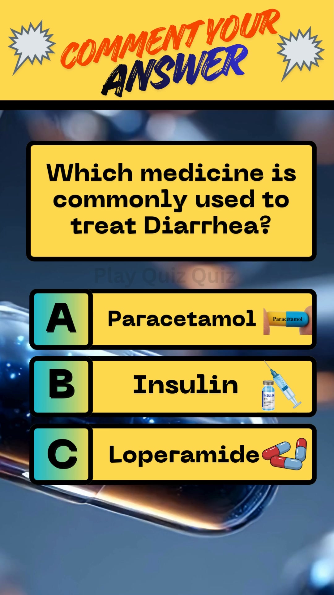 Which medicine is commonly used to treat Diarrhea?💯💯 #riddlechallenge # ...